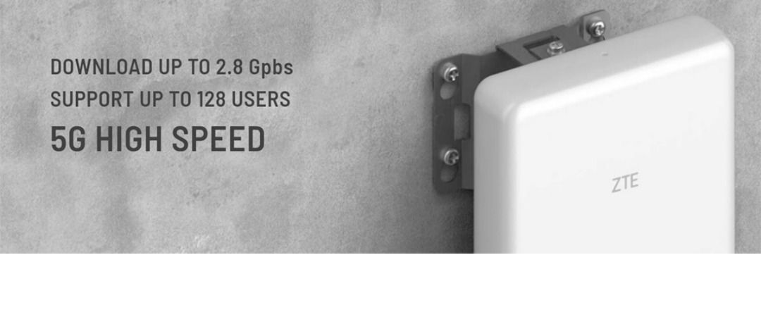 5G SIM OUTDOOR CPE ZTE MC7010 (5G 3.8Gbps 1LAN ) + FREE WIFI ROUTER ...