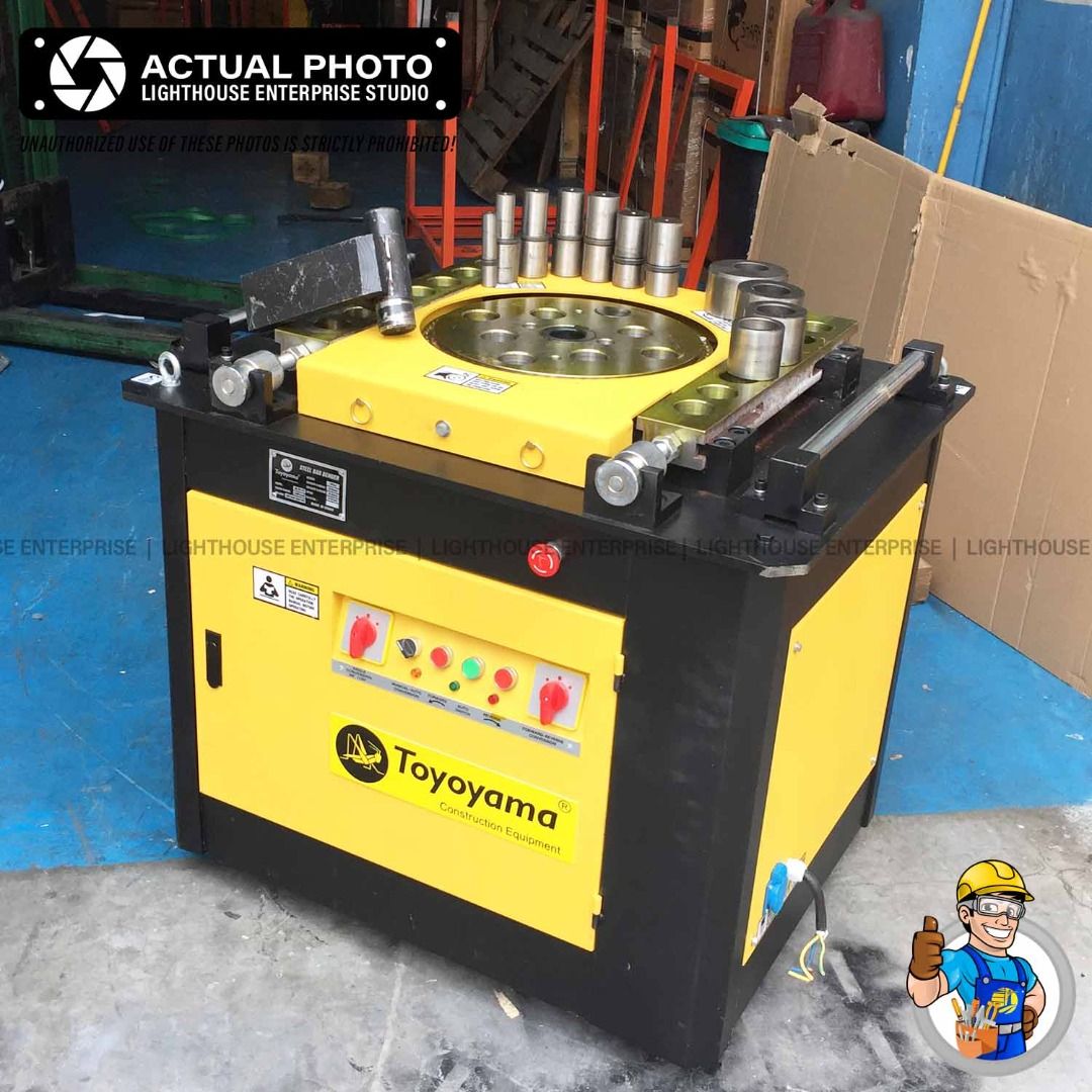 TOYOYAMA 5.5HP Single Phase Steel Bar Bender Built-in Converter (RB-50 ...