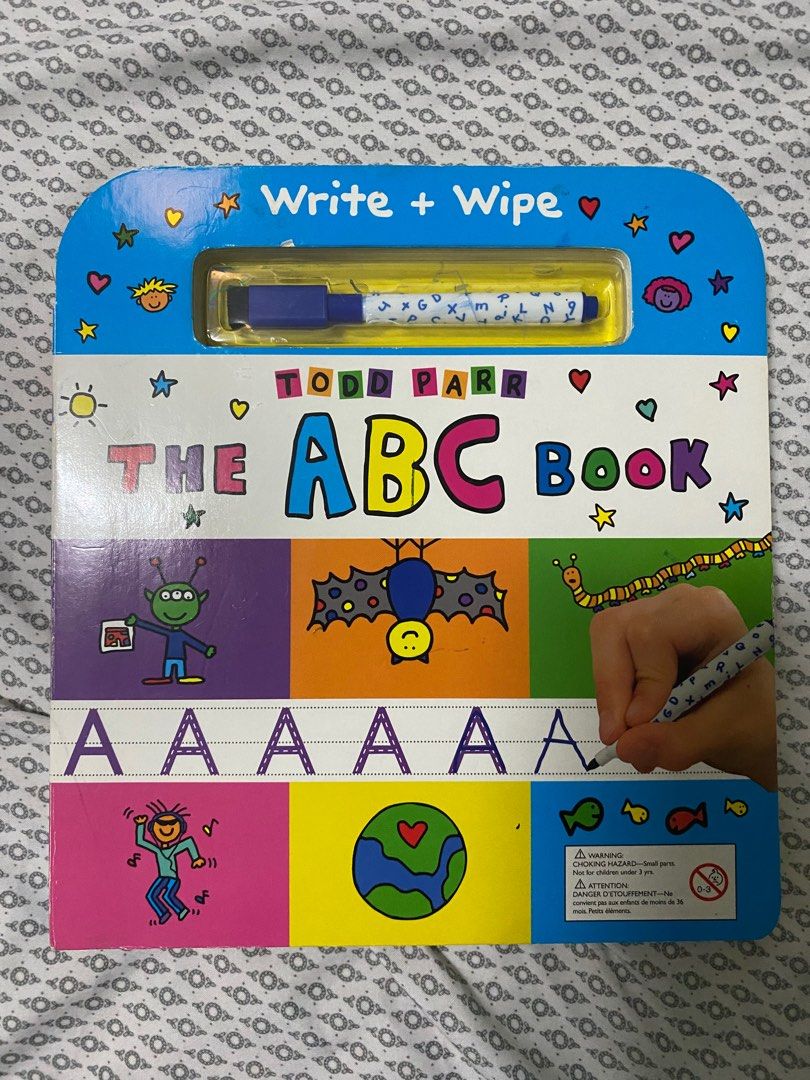 ABC write and wipe book on Carousell
