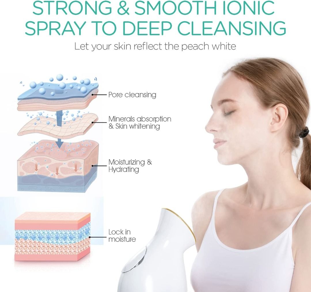 Amazon Brand - Umi Facial Steamer Nano Ionic Face Steamer for Pores ...