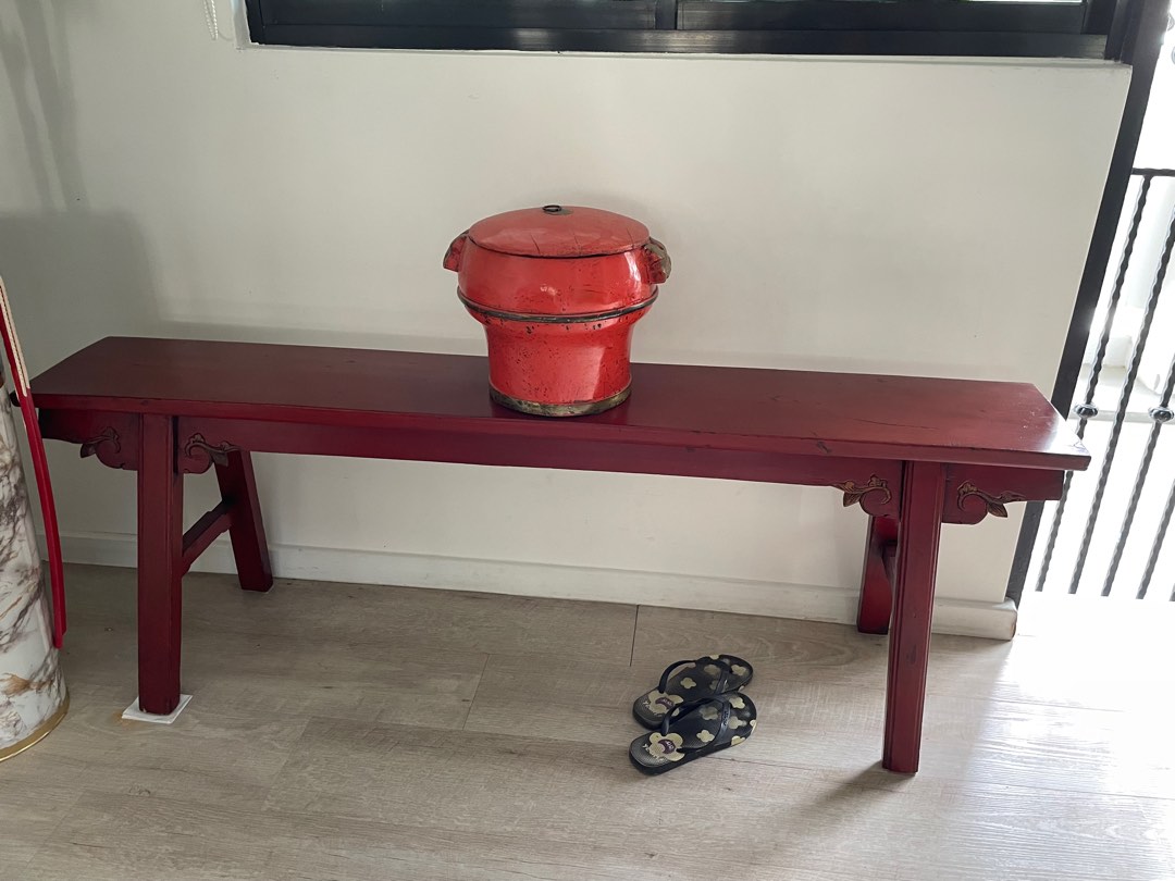 Antique Chinese bench circa 1930s, Furniture & Home Living, Furniture ...