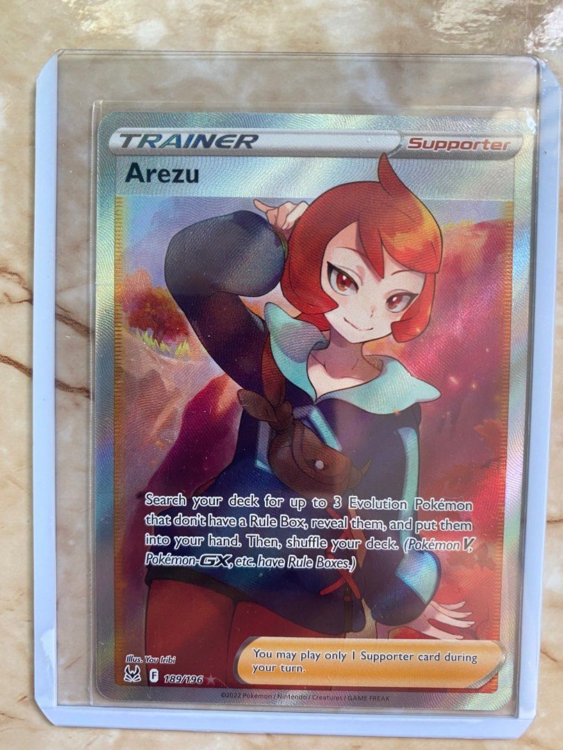 Arezu Full Art Trainer, Hobbies & Toys, Toys & Games on Carousell