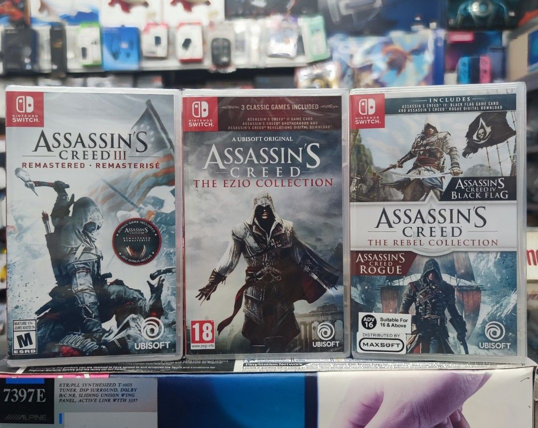 Assassin's Creed Bundle [Nintendo Switch], Video Gaming, Video Games ...