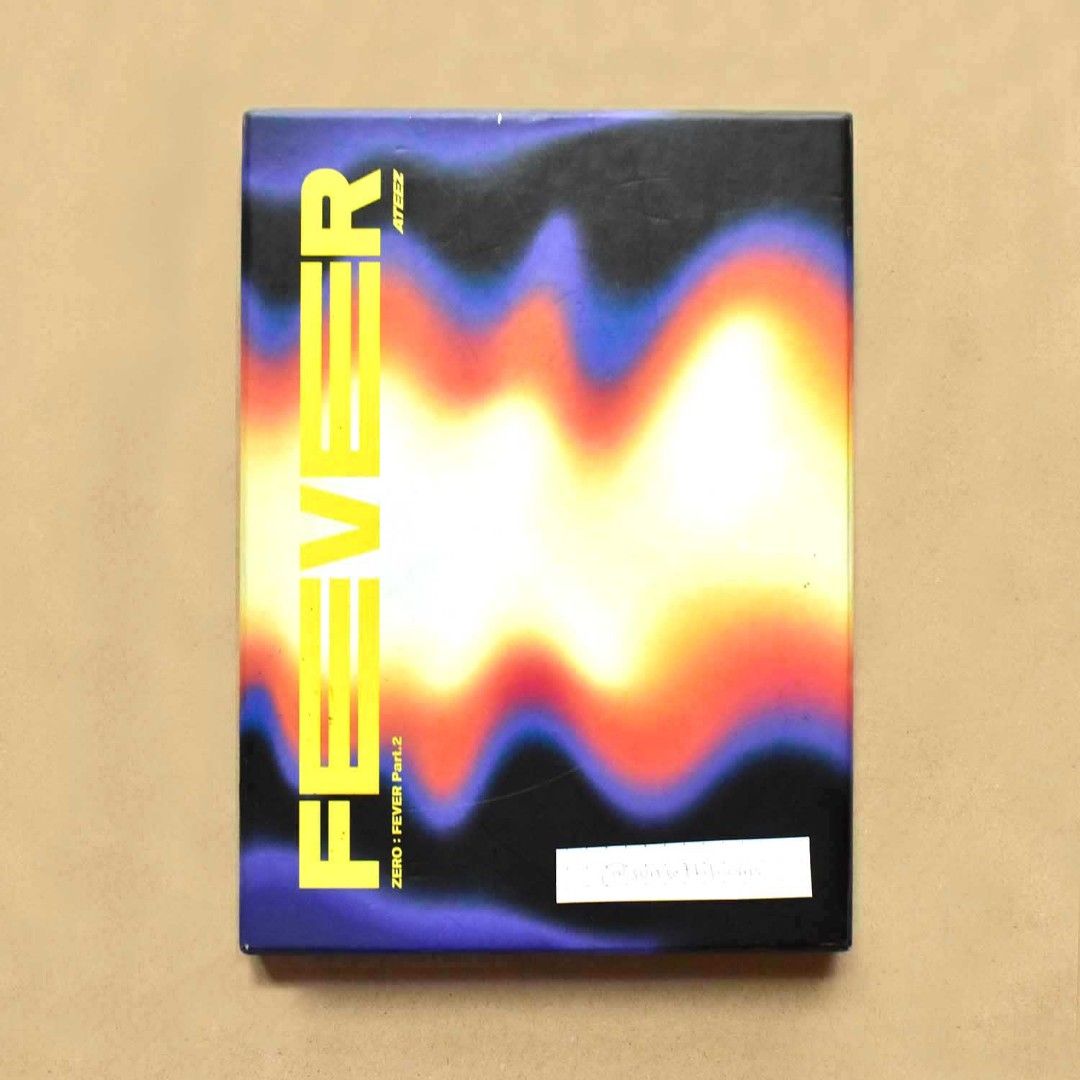 ATEEZ - ZERO: FEVER Part 2 Unsealed Album PB + CD Set Yellow Ver ...