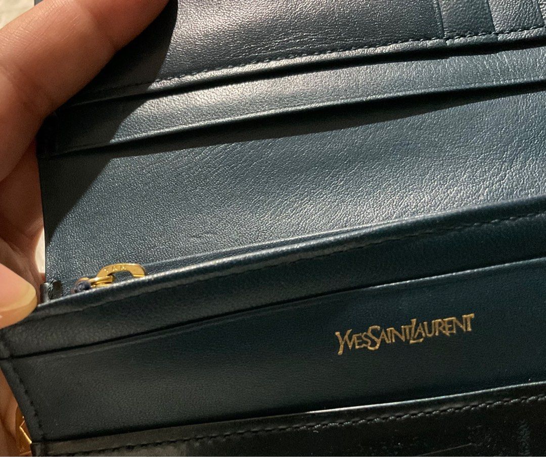 Authentic vintage YSL wallet on Carousell