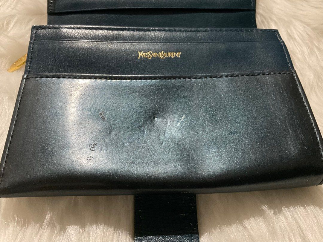 Authentic vintage YSL wallet on Carousell