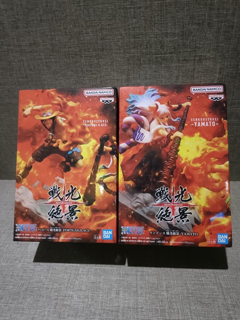 Banpresto Senkouzekkei Yamato & portgas.d.ace One Piece Figure, Hobbies & Toys, Toys & Games on ...
