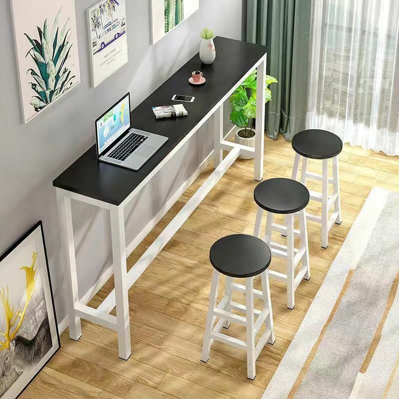 BAR TABLE WITH STOOL CAFE TABLE MEJA BAR MEJA MAKAN, Furniture & Home ...