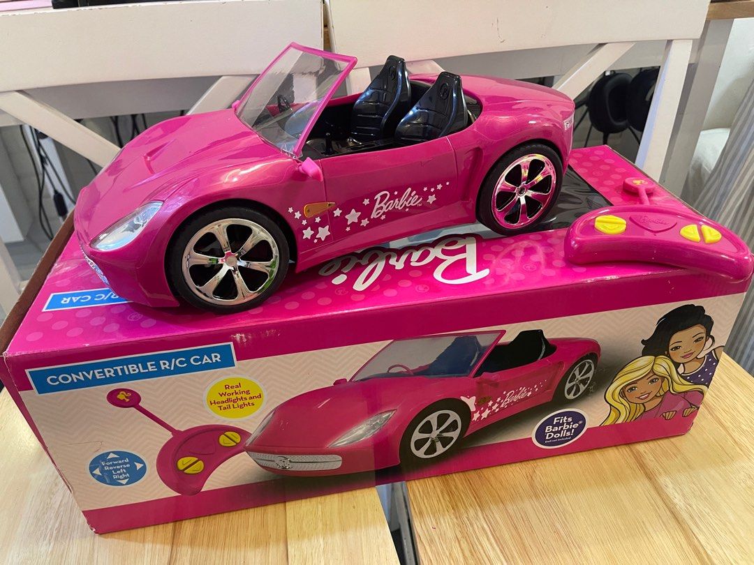 BARBIE ( remote control ) CONVERTIBLE SPORTS CAR MATTEL, Hobbies & Toys ...