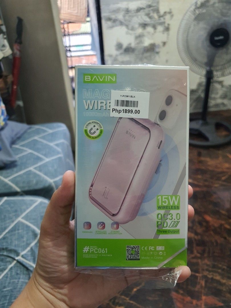 Bavin magnetic wireless 10000 powerbank, Mobile Phones & Gadgets ...