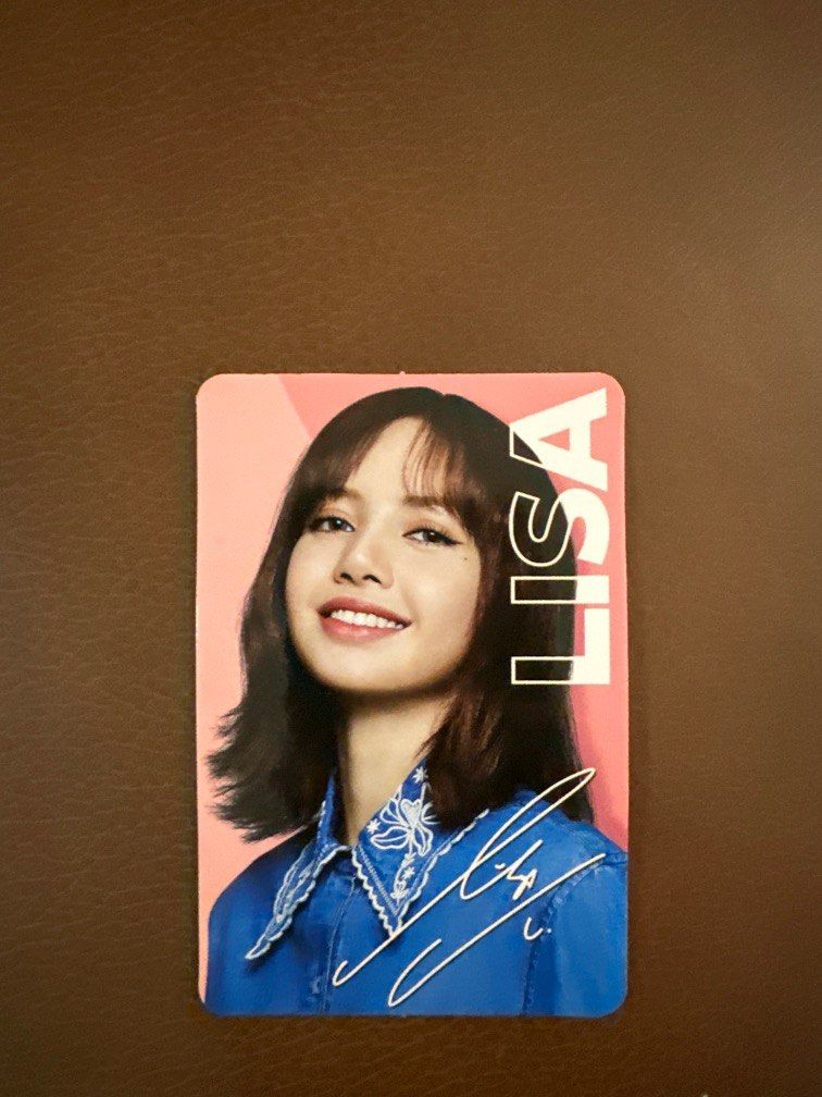 Blackpink Photocard Lisa, Hobbies & Toys, Toys & Games on Carousell