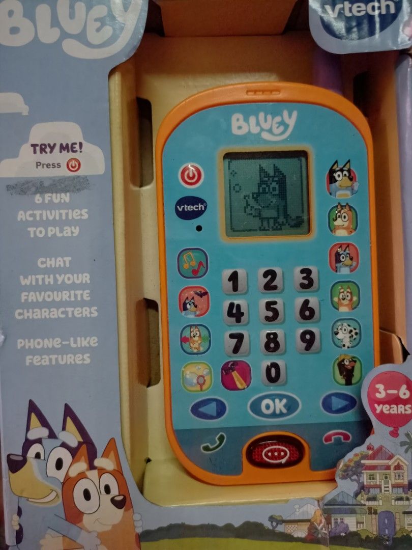 Bluey Ring Ring Phone VTech, Babies & Kids, Infant Playtime on Carousell