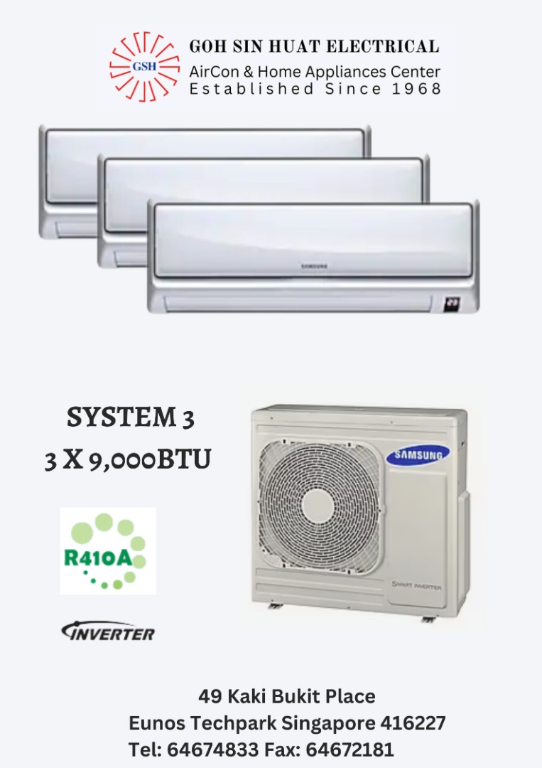 *NEW INSTALLATION* Samsung System 3 Inverter Aircon, TV & Home ...