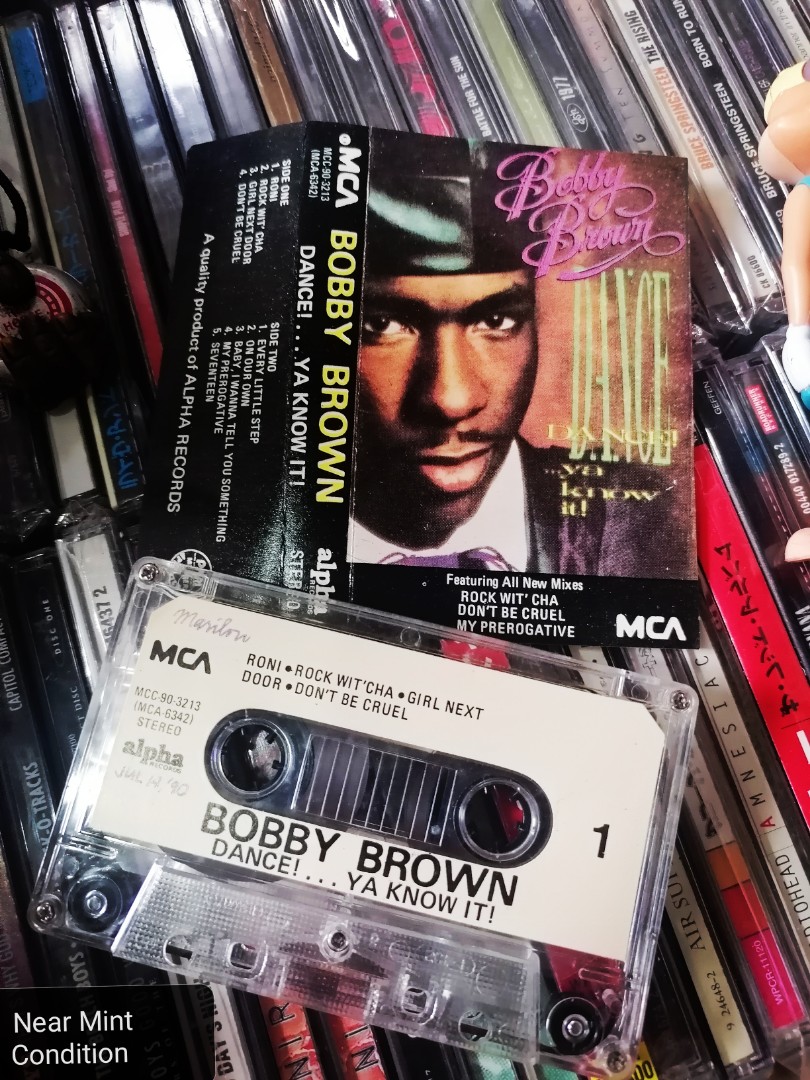 Bobby Brown Dance Ya Know Cassette Tape Original Cassette Tapes For Sale Vintage Cassettes Tape