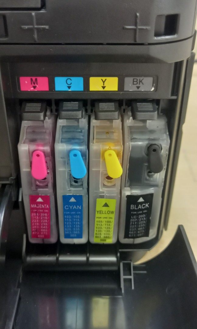 Brother printer MFC-J562DW (Come with refillable ink cartridge ...