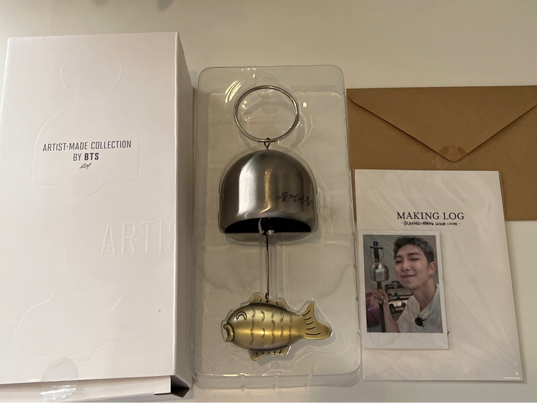BTS RM Artist Made Collection Bungeo-ppang Wind Chime, Hobbies & Toys, Memorabilia ...