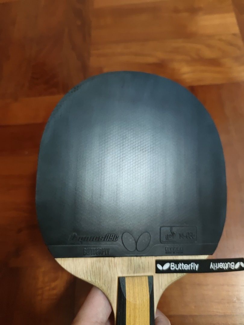 Butterfly Dignics 09C Table Tennis Rubber(Black 2.1MM), Sports Equipment, Sports & Games, Racket ...