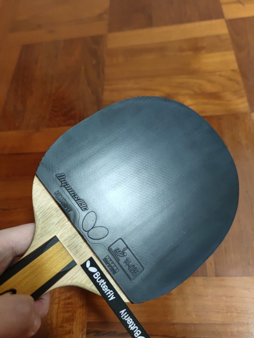 Butterfly Dignics 09C Table Tennis Rubber(Black 2.1MM), Sports Equipment, Sports & Games, Racket ...