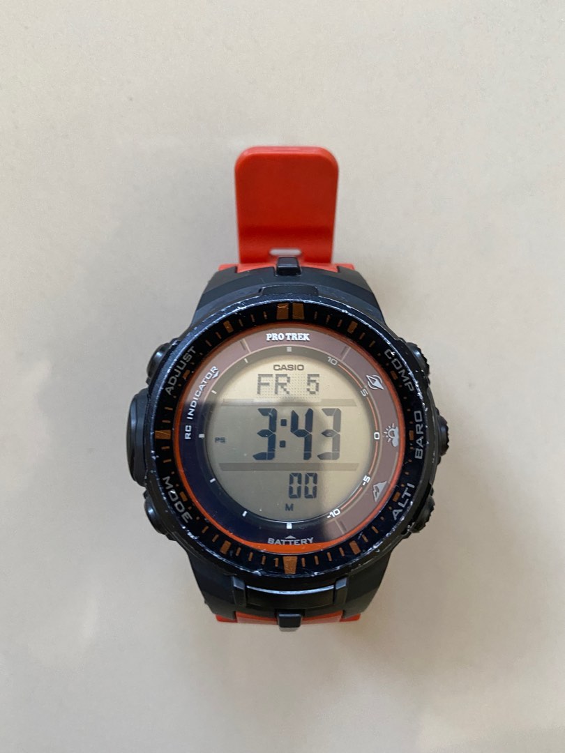 Casio Protrek PRW-3000 Tough Solar Triple Sensor Men's Digital Watch on Carousell