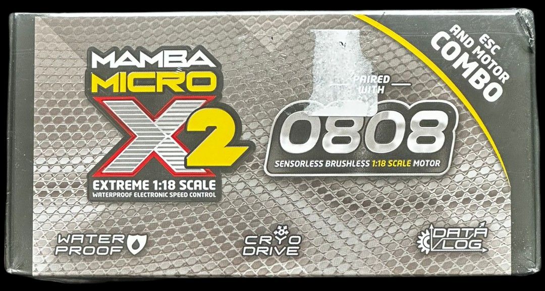 Castle Creations Mamba Micro X2 ESC & 0808 Brushless Motor Combo for 1/18 scale, Hobbies & Toys ...