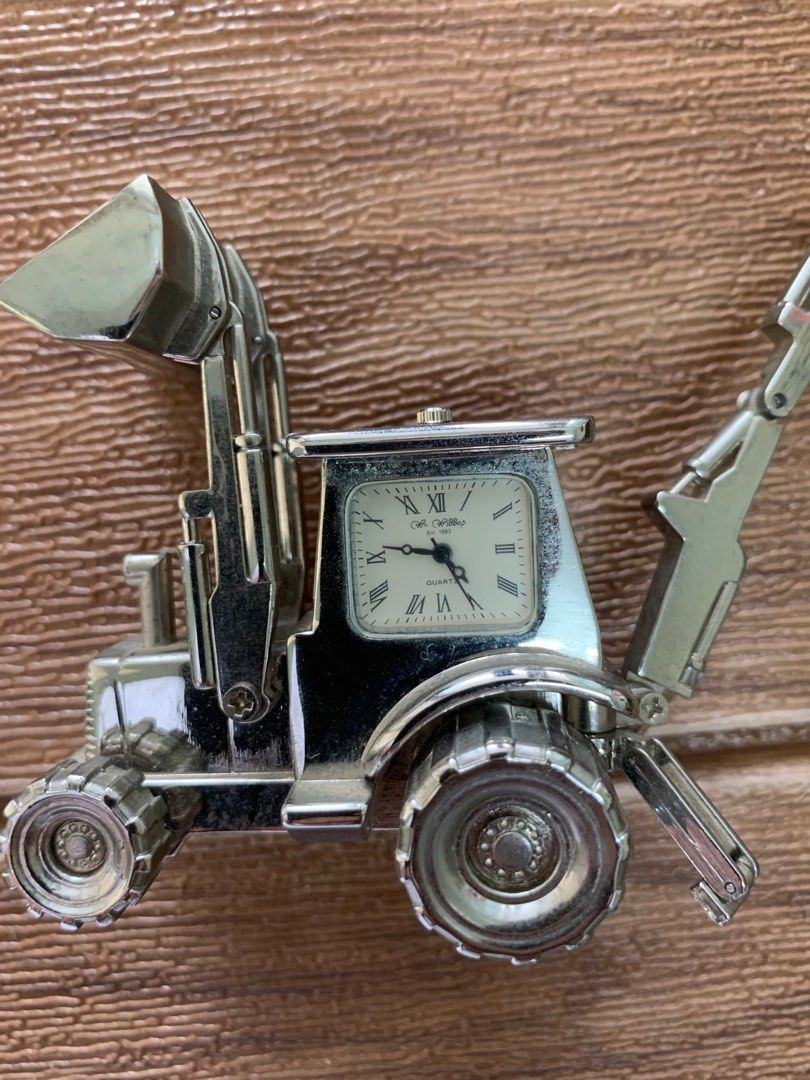 Vintage England Widdop Collectors Miniature Clock Quartz Die Cast ...