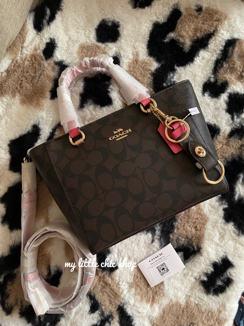 coach alice satchel in signature canvas, Women's Fashion, Bags ...