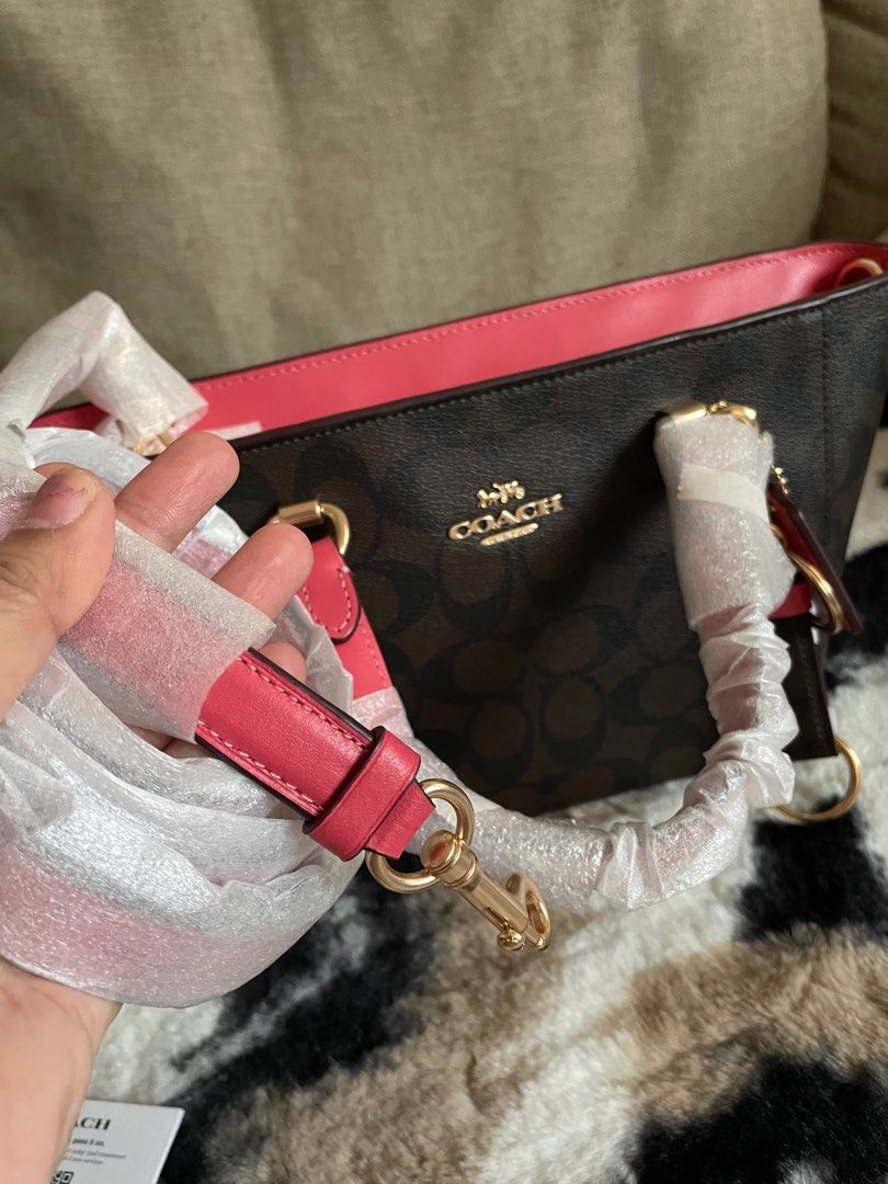 coach alice satchel in signature canvas, Women's Fashion, Bags ...