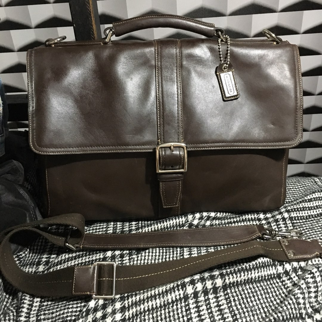 Coach BRIEFCASE, Men's Fashion, Bags, Briefcases on Carousell