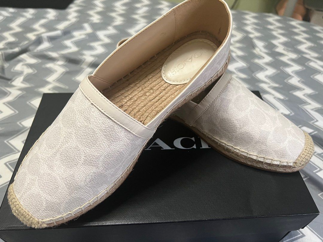 Coach espadrille in signature canvas, Luxury, Sneakers & Footwear on ...