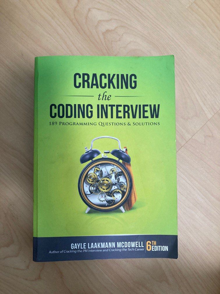 Cracking the coding interview book, Hobbies & Toys, Books & Magazines ...