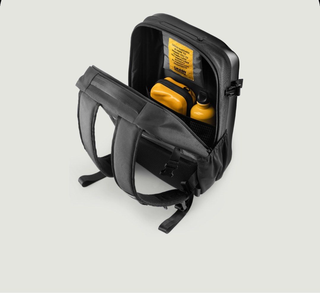 CRASH BAGGAGE brand (Backpack-Black) from Venice, Italy, Men's Fashion ...