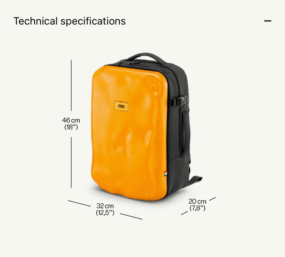 CRASH BAGGAGE brand (Backpack-Black) from Venice, Italy, Men's Fashion ...