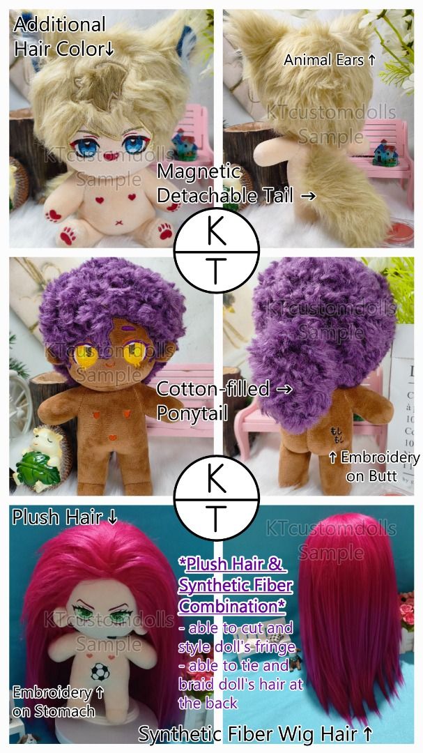 Custom 20cm Doll Commission - Any Character to a Doll! Anime KPOP JPOP ...