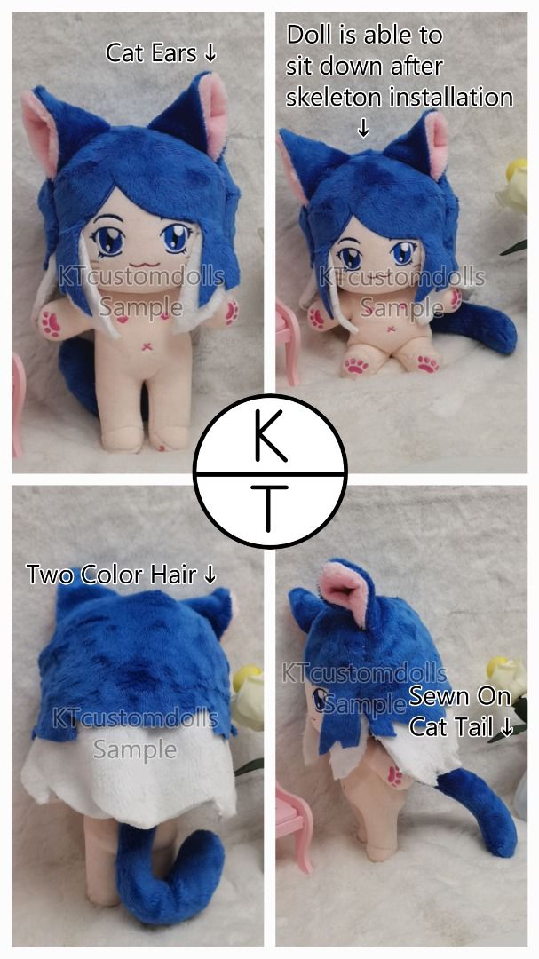 Custom 20cm Doll Commission - Any Character to a Doll! Anime KPOP JPOP ...