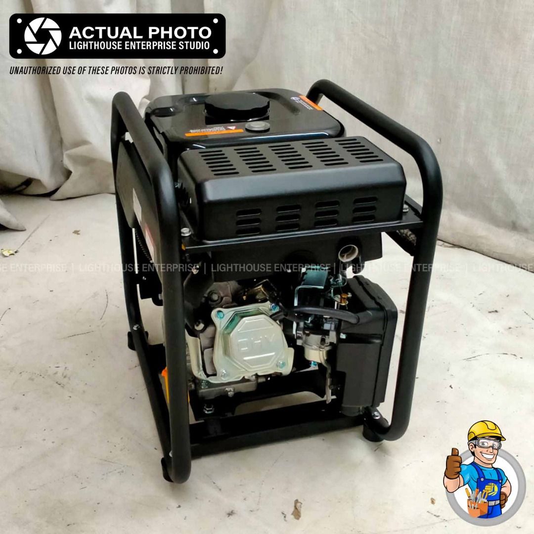 DAIDEN 3500W 4-Stroke Open Type Portable Gasoline Inverter Generator ...