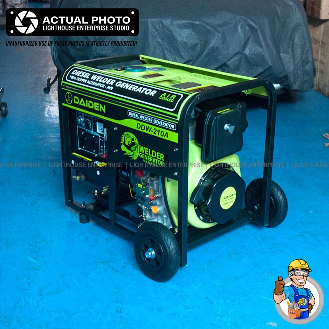 DAIDEN Japan 210A Open-Type Diesel Welding Generator Set (DDW-210A ...