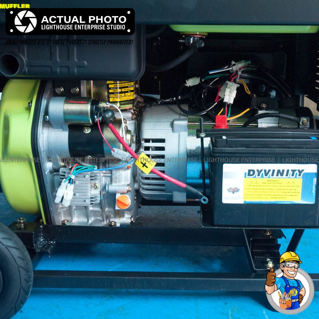 DAIDEN Japan 210A Open-Type Diesel Welding Generator Set (DDW-210A ...