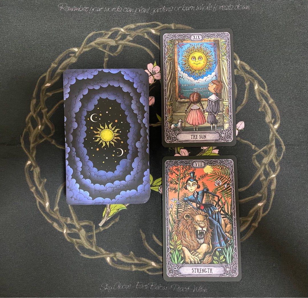 Dark Mansion Tarot (no box) , Hobbies & Toys, Toys & Games on Carousell