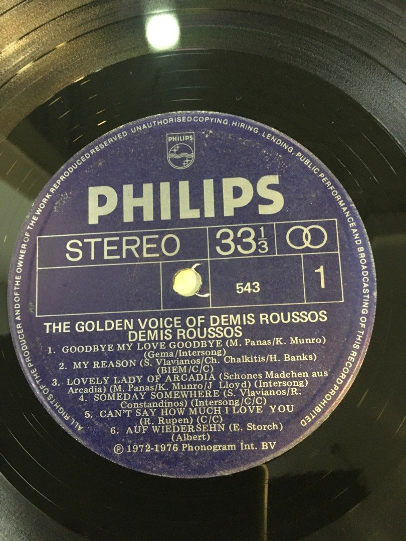 Demis Roussos The Golden Voice Of Demis Roussos Lp Hobbies And Toys
