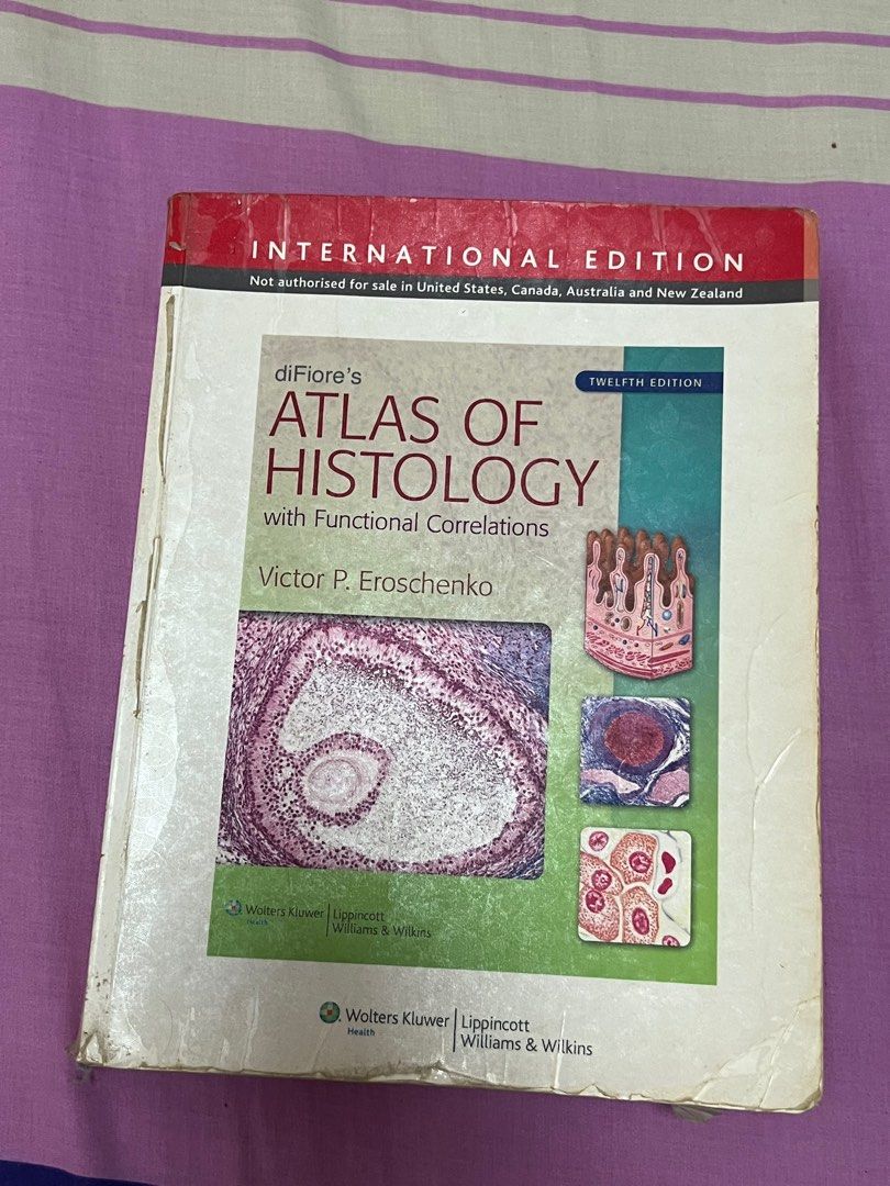DiFiore’s atlas of histology book, Hobbies & Toys, Books & Magazines ...