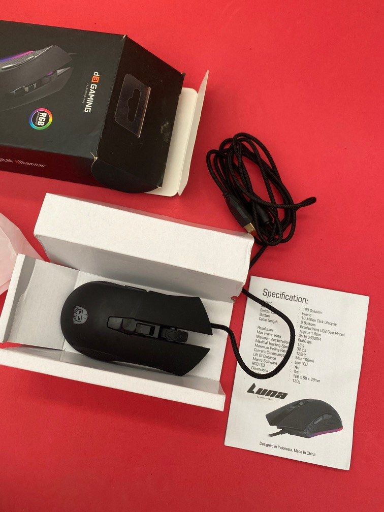 Digital Alliance Gaming Mouse LUNA, Elektronik, Komputer, Lainnya di ...