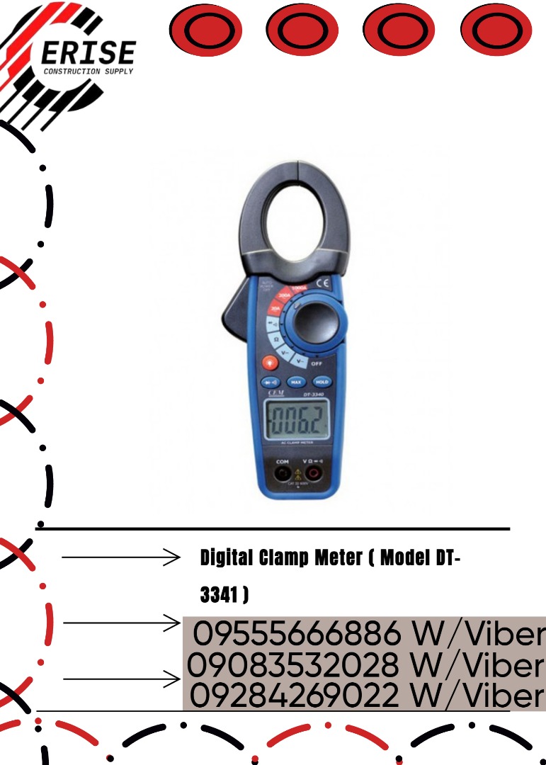 Digital Clamp Meter, Commercial & Industrial, Construction Tools ...