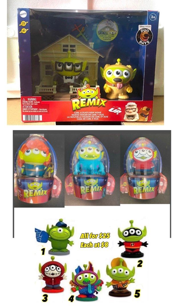 Disney Pixar UP Remix Alien Carl & Dug's new home ($35) . alien brave ...