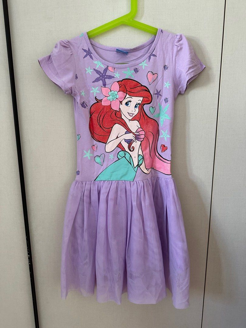 Disney Princess Purple Ariel Dress, Babies & Kids, Babies & Kids ...