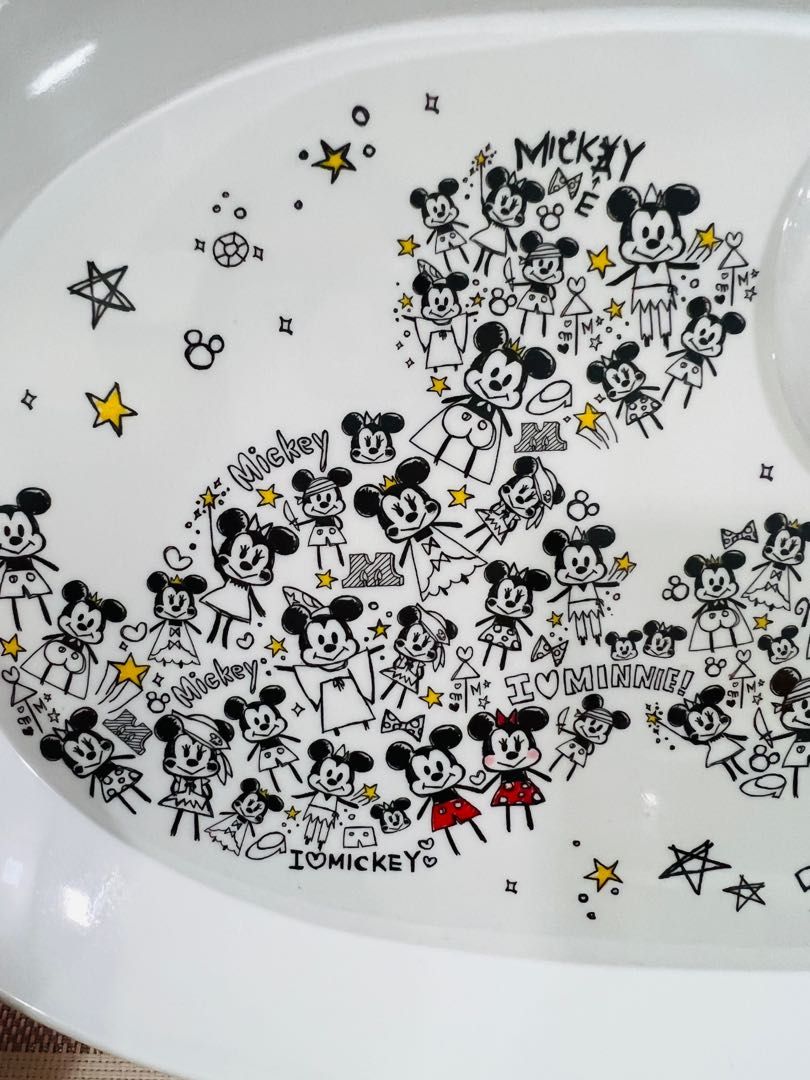 Disney store Mickey Mouse plate, Furniture & Home Living, Kitchenware ...