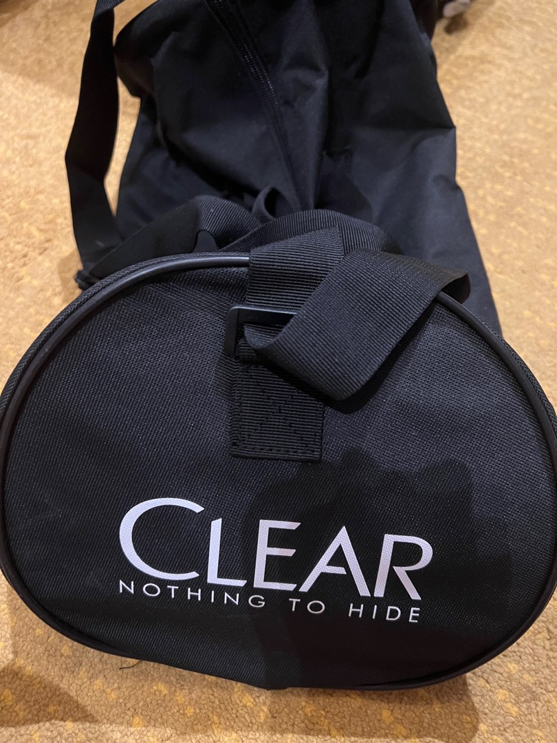 Duffel bag - clear nothing to hide, Men's Fashion, Bags, Sling Bags on ...