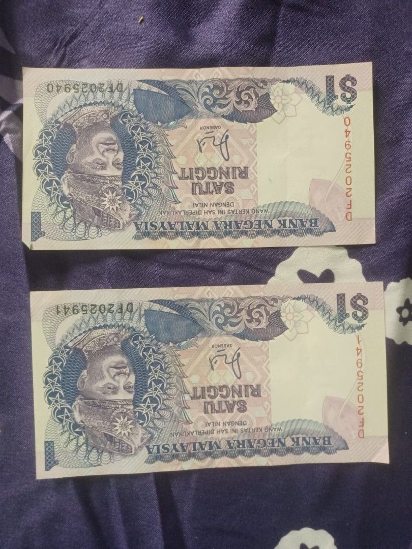 Duit RM1 lama, Hobbies & Toys, Memorabilia & Collectibles, Currency on ...