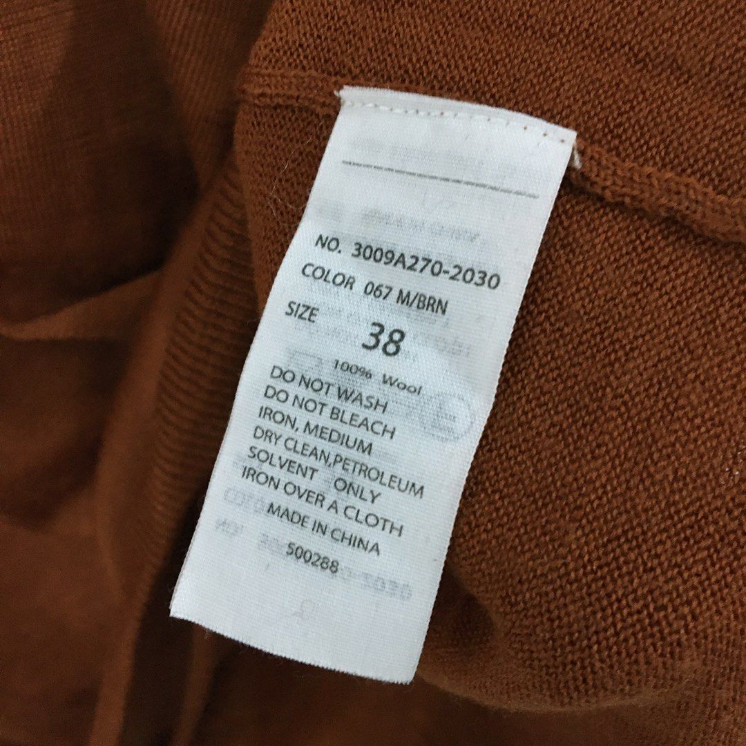 Enfold Japanese Avant Garde Artisans 100% Wool Cardigan Wide Fit ...