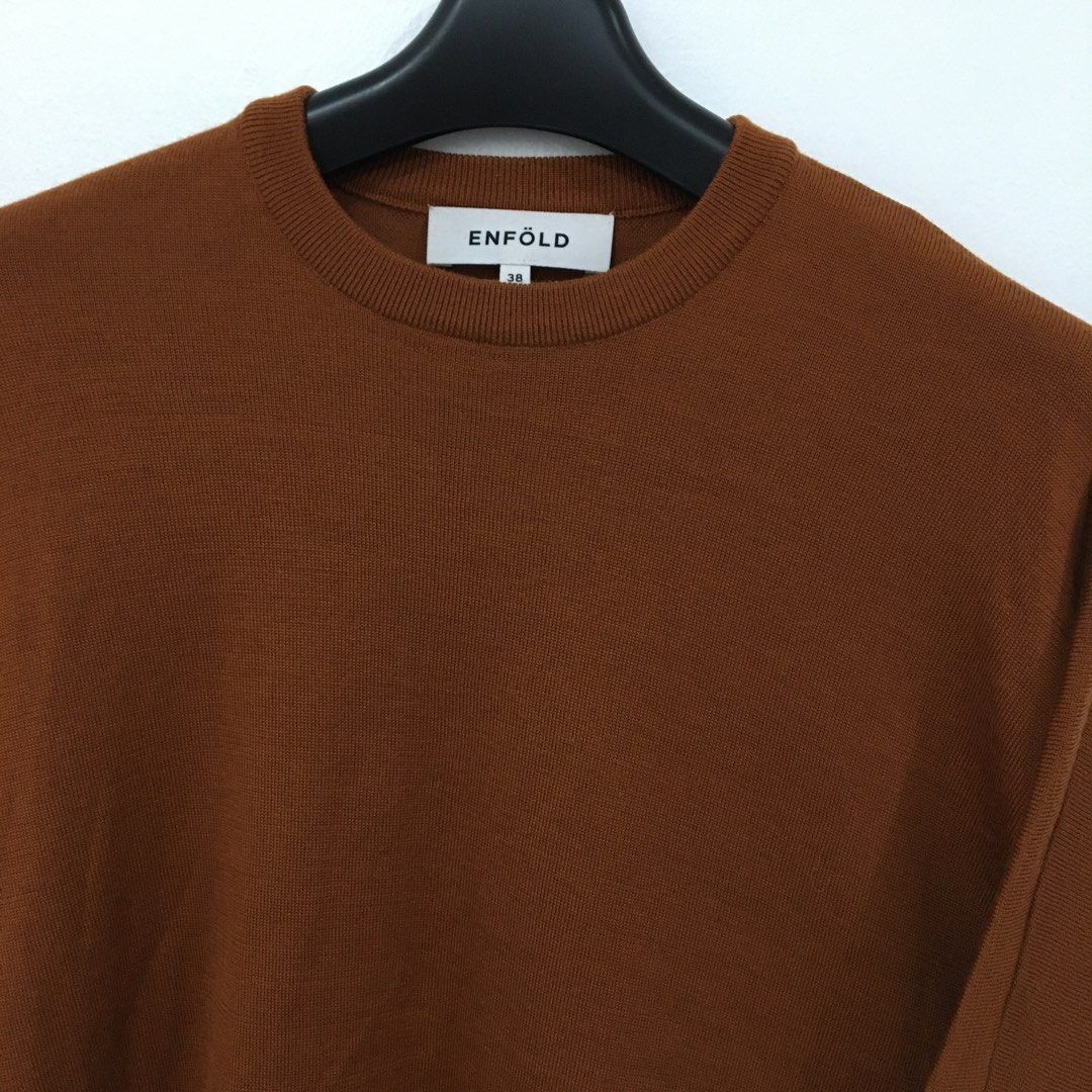 Enfold Japanese Avant Garde Artisans 100% Wool Cardigan Wide Fit ...