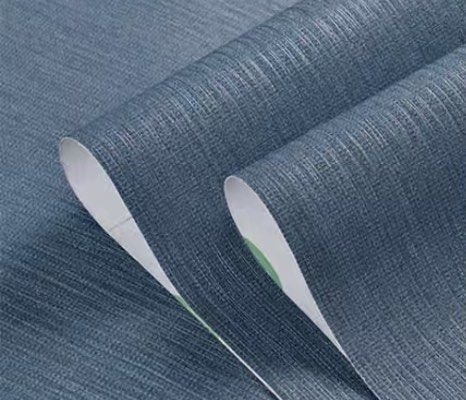 Extra Thickness Blue Texture PVC Stickers Decal Wallpaper Wardrobe ...